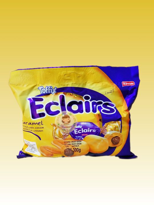 Coklat Import I Elvan Toffix Eclairs Caramel Filled Witch Cocoa ...