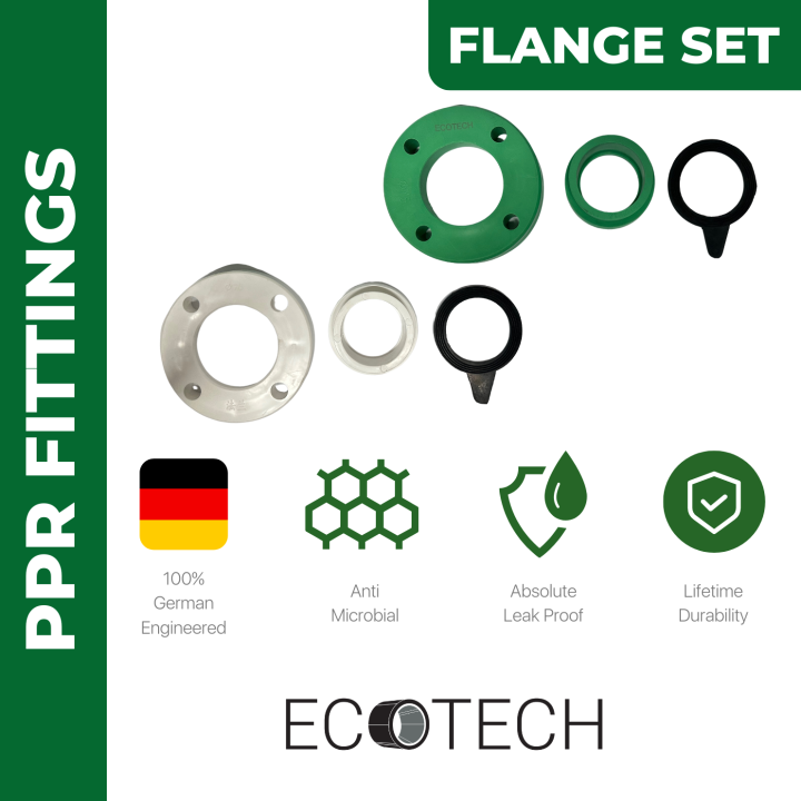 ECOTECH™ PPR Fittings - FLANGE SET | Lazada PH
