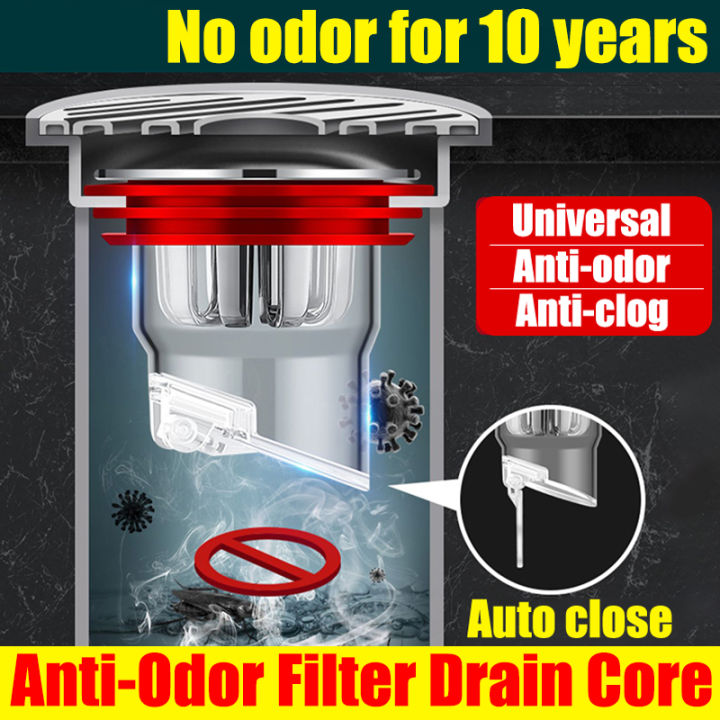 HOT] CheapestABS magnetic Deodorant floor drain core universal insect ...