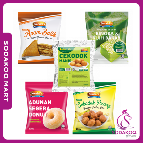 NORAINI'S Tepung Adunan Apam Balik / Bingka & Kuih Bakar / Cekodok ...