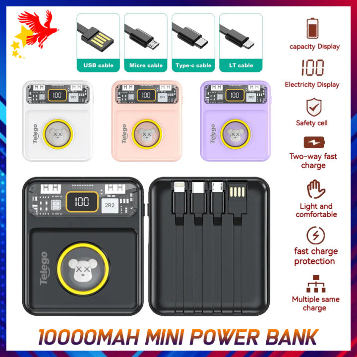Telego T102 Mini Powerbank Colorful Fast Charging 22.5W Power Bank ...