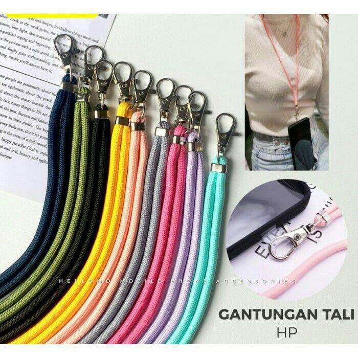 Tali Gantungan Hp universal Strap Tali Lanyard panjang Nylon phone ...