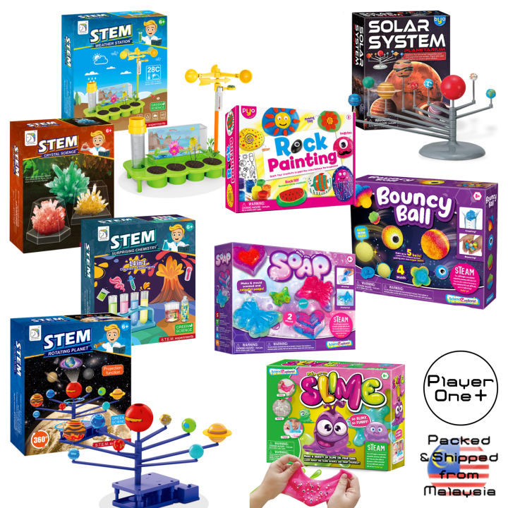 STEM Games Fun Educational Toys For Kids Experiment Science Kit Rock ...