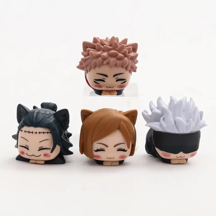 Hi Toy 4 cái/bộ jujutsu kaisen mèo ngủ gojo yuji nobara suguru hình đồ ...
