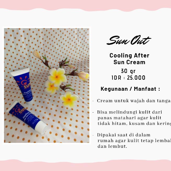 My way sun out cooling after sun cream | Lazada Indonesia