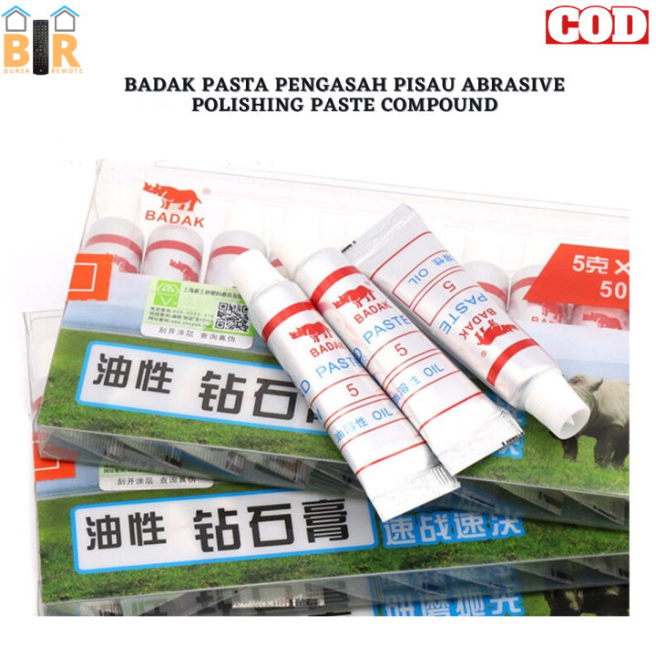 BADAK Pasta Abresive Pasta Pemoles Pengasah Berlian Paste Compound Metal Knife Grinding | Lazada ...