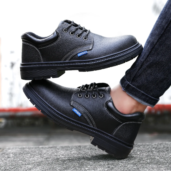 Sepatu Safety Pria Boots Ujung Besi - Safety Low Boots - Sepatu Kerja ...