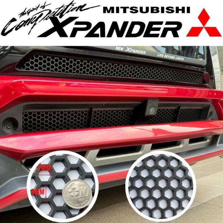 ♡NEW DESIGN Mitsubishi Xpander Precut Honeycomb Grill Radiator ...