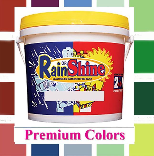 Rain or Shine ROS-735 MARITIME BLUE Elastomeric Waterproofing Paint ...