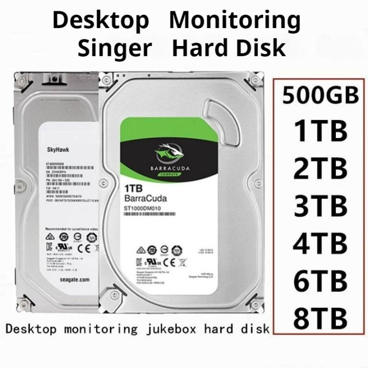 1TB 2TB 3TB 4TB Hard Disk HDD 7200rpm 128MB Cache SATA III 3.5 Inch ...