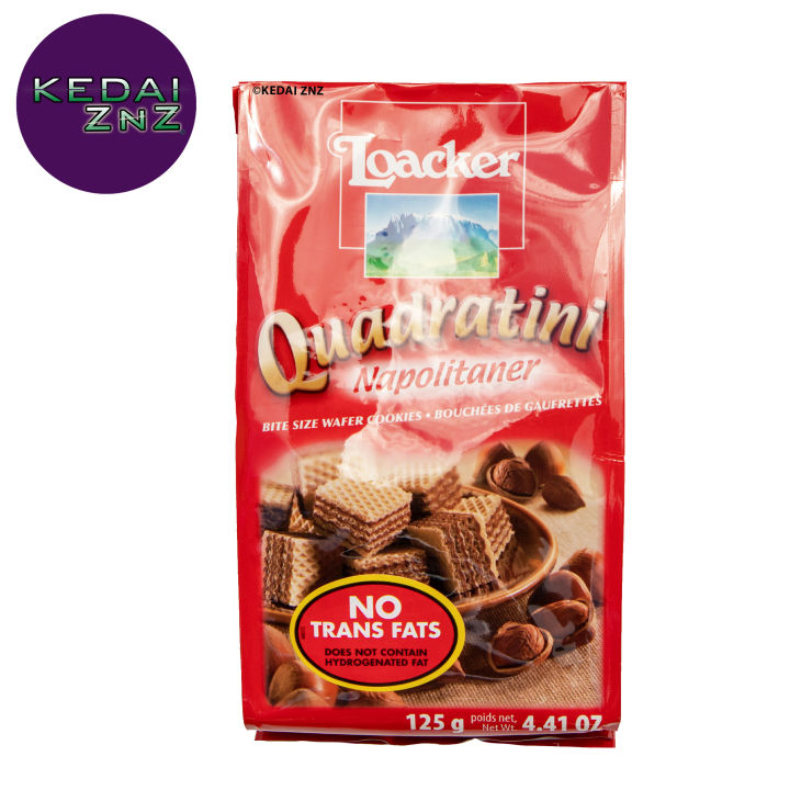 LOACKER Quadratini Napolitaner Bag 125g | Lazada