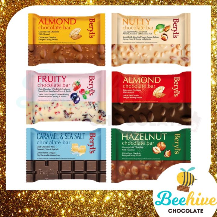 Beryls Chocolate Bar Assorted Flavour 100g | Lazada