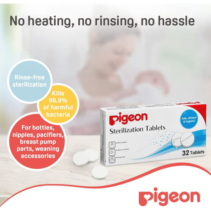 Pigeon Sterilization Tablets (32 tablets), Sterilizing Tablet | Lazada