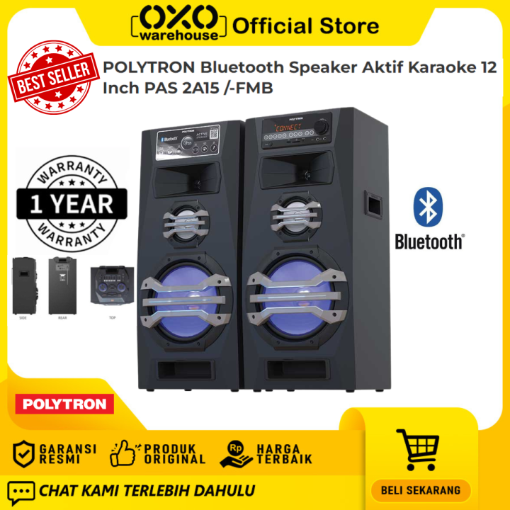 SPEAKER AKTIF BLUETOOTH POLYTRON ACTIVE SPEAKER PAS 2A15 DISTRIBUTOR GARANSI RESMI SUKABUMI ...