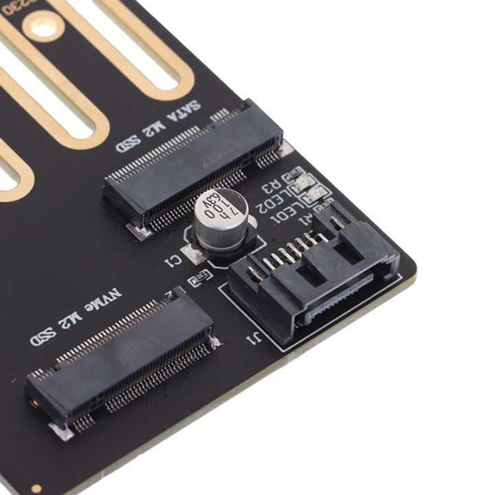 wuyangmin Nvme m.2 SSD to PCIe 3.0 4.0 x4 adapter card SATA m.2 SSD to ...