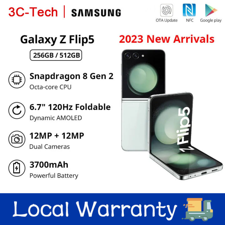 NEW Samsung Galaxy Z Flip5 5G Foldable Dynamic AMOLED 2X Display ...