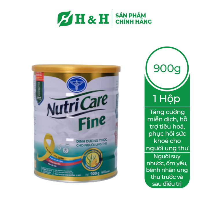 [HCM] Sữa Nutricare Fine (900g) – Tăng cường miễn dịch cho người ung thư | Lazada.vn