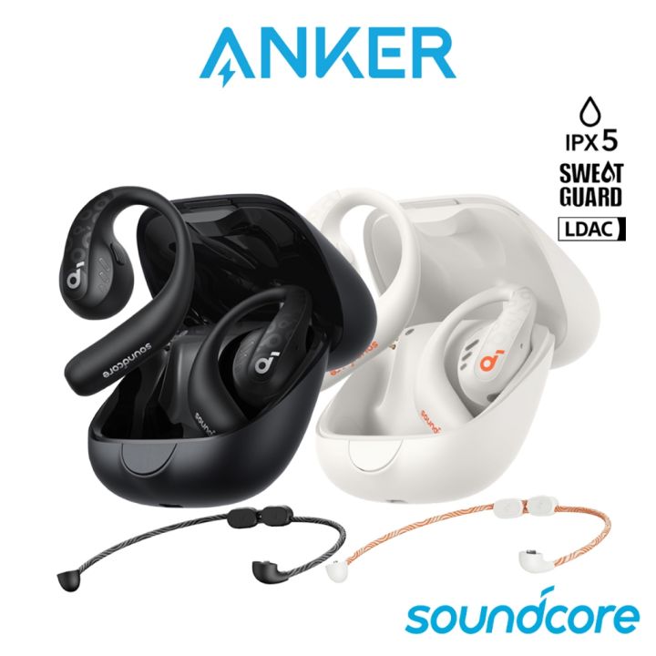 Soundcore by Anker AeroFit Pro Open-Ear Ear Buds Bluetooth Earphone ...