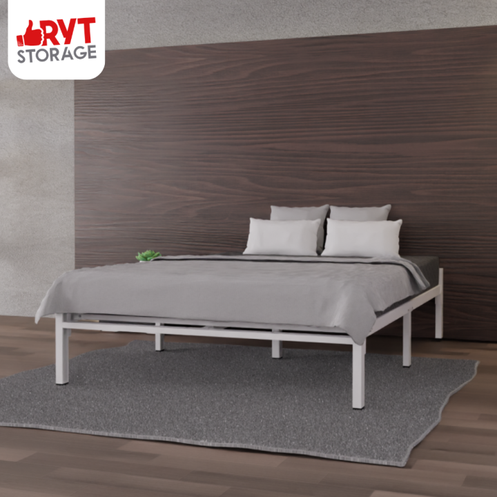 RYTStorage Ben Bed Frame Full Double Bed (54 x 75 Inches) Up to 350kg ...