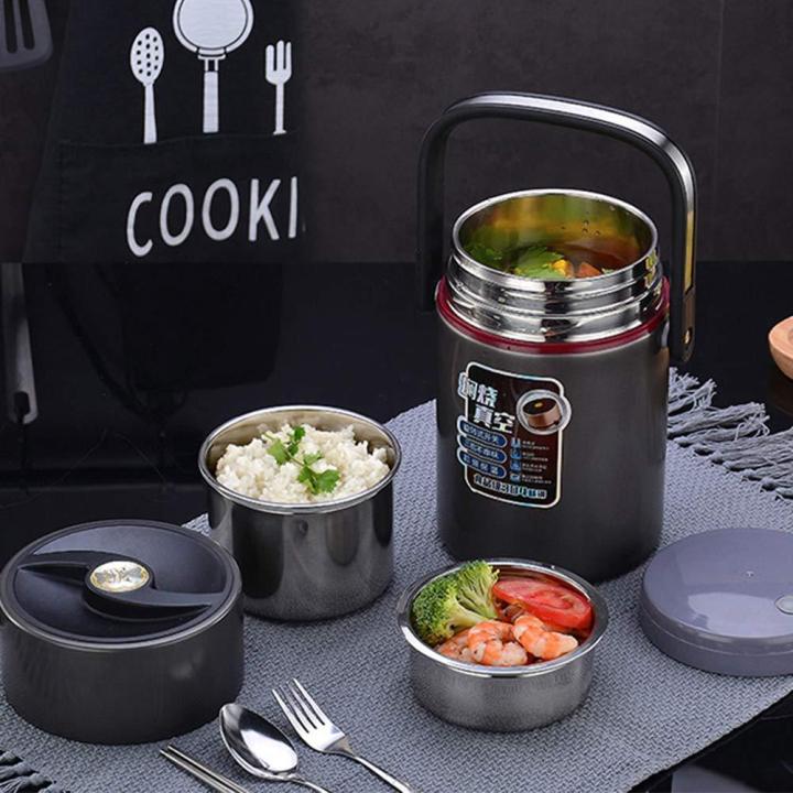 Hộp cơm giữ nhiệt PPCare 3 tầng 1,7L Japan | Lazada.vn