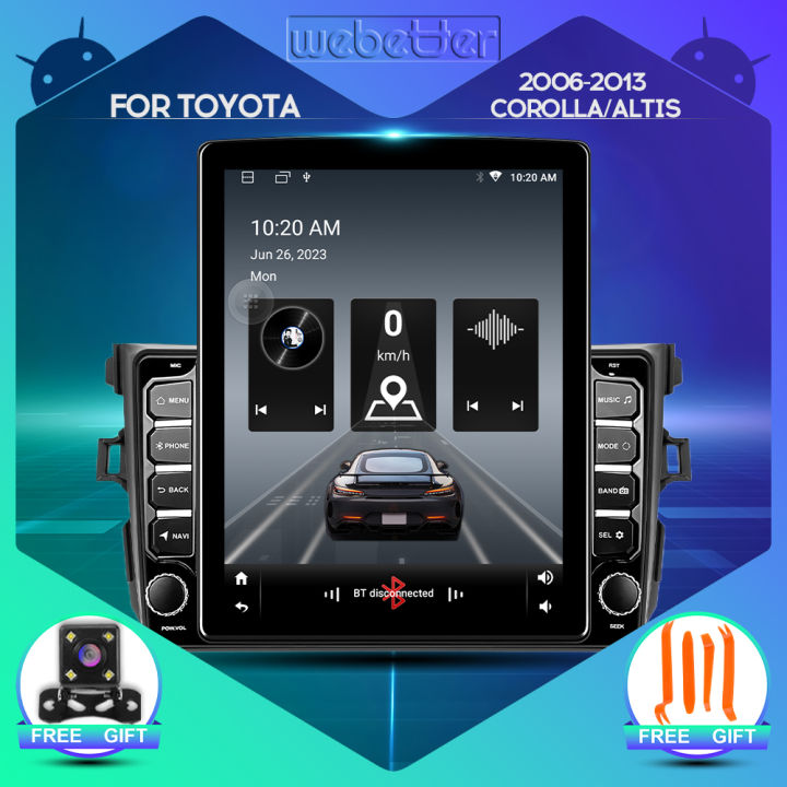WeBetter TopNavi Android 4Core IPS 9.7inch Vertical Screen Car Radio ...