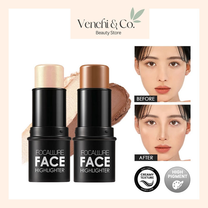 FOCALLURE Highlight & Contour Stick | Kosmetik Wajah Glow Contour FA01 ...