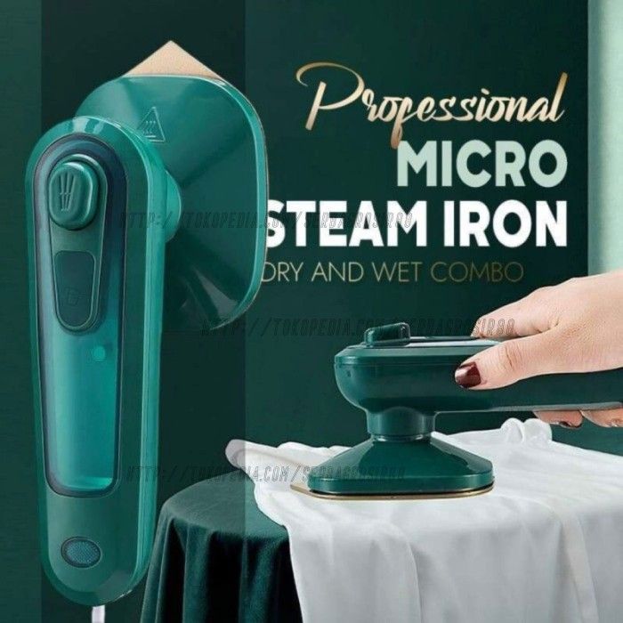 Mesin Setrika Uap Mini Iron Portable Steam Dry Iron With Spray Steamer ...