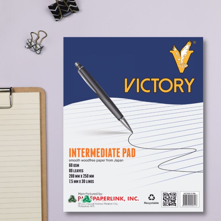 Victory Intermediate Pad 80 lvs (Sold per pad) | Lazada PH