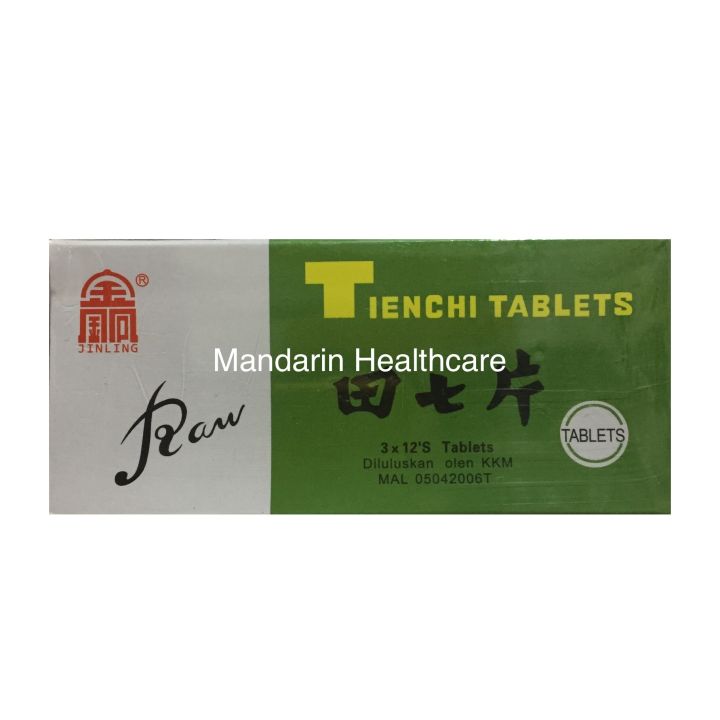 RAW Tienchi Tablets (Mandarin Healthcare) | Lazada PH