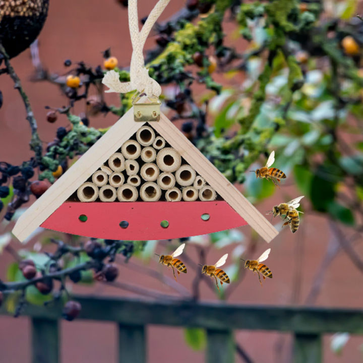 【High Quality】Wooden Insect House Bee & Butterfly House Bug Hotel for ...