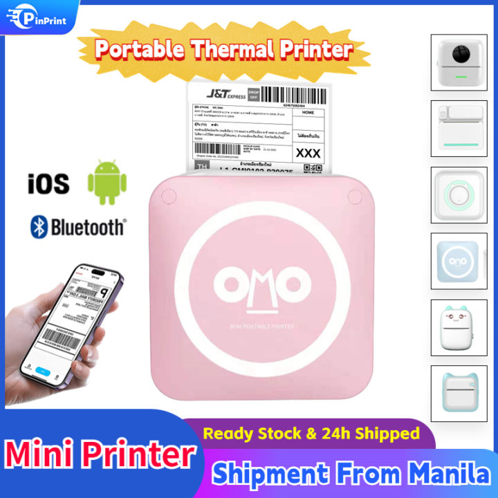 PinPrint Mini Pocket Printer Wireless Portable Thermal Printer For ...