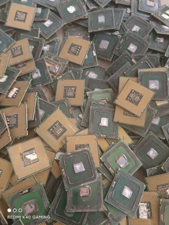 The gold-plated materials scrapped by CPU are all scrapped. CPU ensures ...