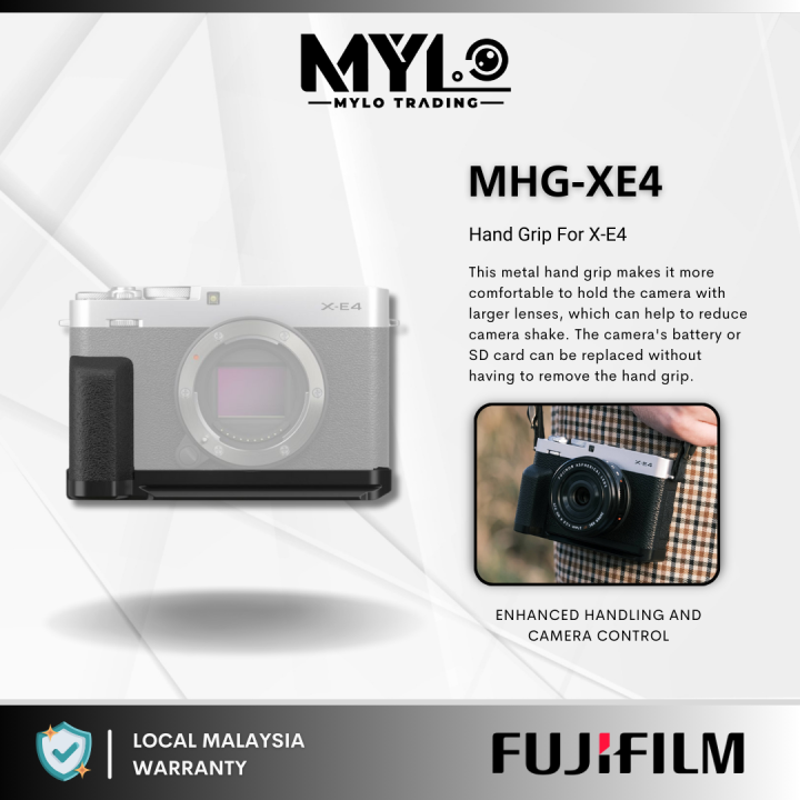 Fujifilm MHG-XE4 Metal Hand Grip for X-E4 Black | Lazada