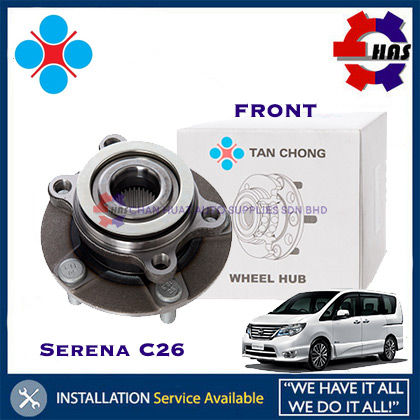 Nissan Serena C26 C27 FRONT Wheel Bearing with Hub TAN CHONG AutoPlus ...