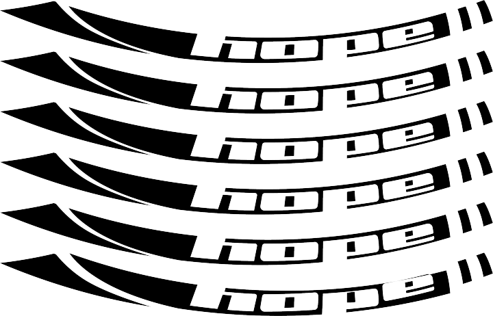 HOPE BIKE RIM DECALS | Lazada PH