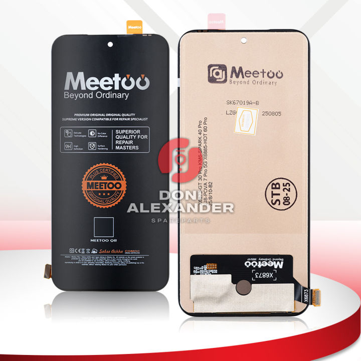 LCD TOUCHSCREEN INFINIX GT 30 PRO X6873 / HOT 60 PRO X6885 / SPARK 40 ...