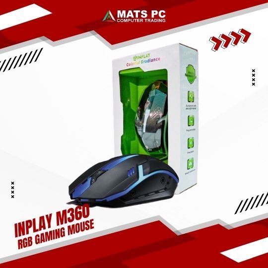 Inplay USB Mouse M360 RGB and M300 None RGB | Lazada PH