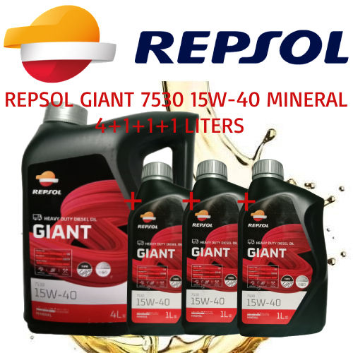 Repsol Giant 7530 15W40 Mineral 7 Liters | Lazada PH
