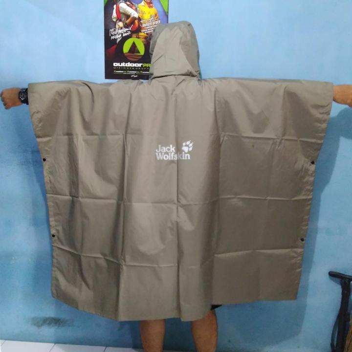 Ponco Jas Hujan Mutifungsi Jack Wolfskin BUKAN eiger rei consina avtech ...