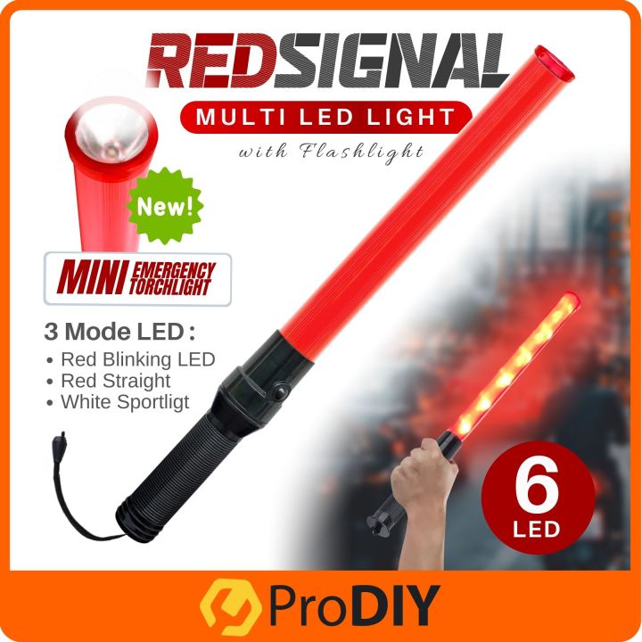 READY STOCK Traffic Signal Road Control Warning Light LED Safety Stick ...