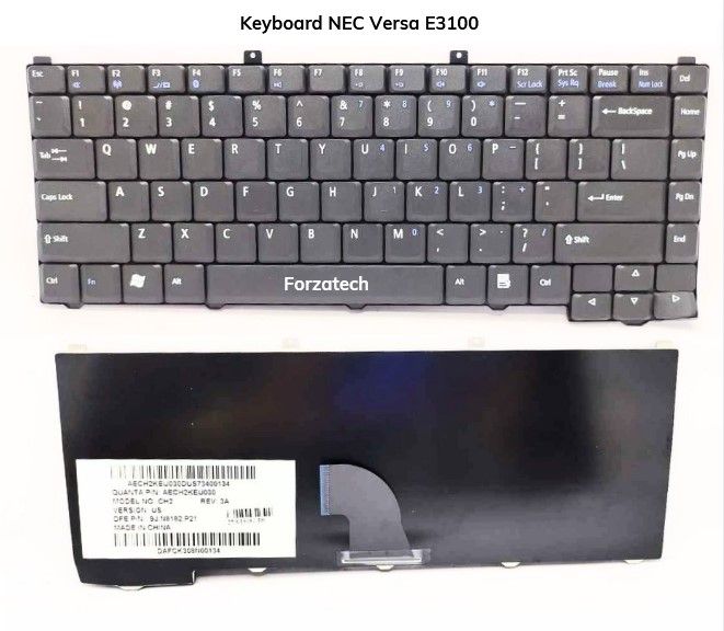Keyboard NEC Versa P440 E6200 E680 VA18 E3100 E2000 E6211 E6120 M320 ...