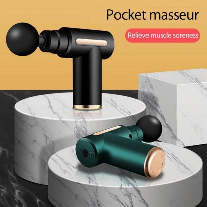 Mini Portable Massager Fascia Gun - Alat Pijat Terapi Getar Otot ...