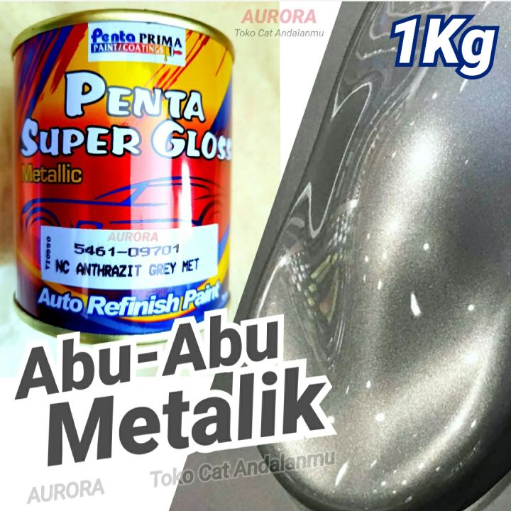 Cat Abu Abu Metalik 1Kilo Penta Super Gloss Anthrazit Grey Abu Monyet ...