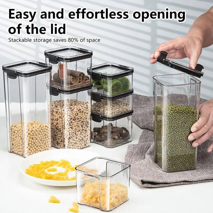 MH Airtight Food Storage Containers with Lids for Kitchen Pantry ...