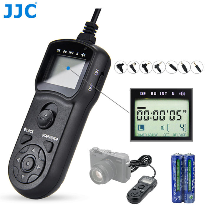 JJC MC-30 MC-36 MC-30A Intervalometer Timer Remote Controller for Nikon Z9 F1000 F90X F90F6 F5 ...