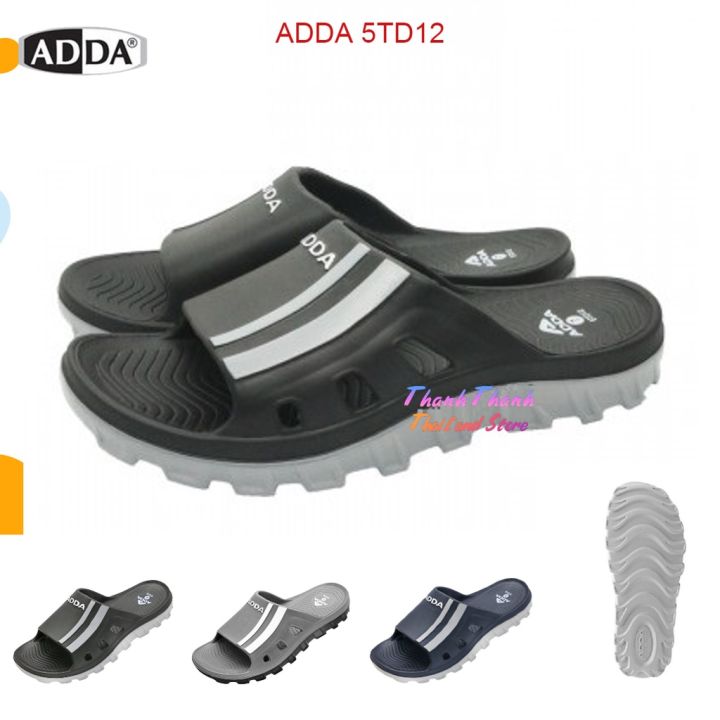 Dép nhựa đúc nam quai ngang Thái Lan Adda 5TD12 | Lazada.vn