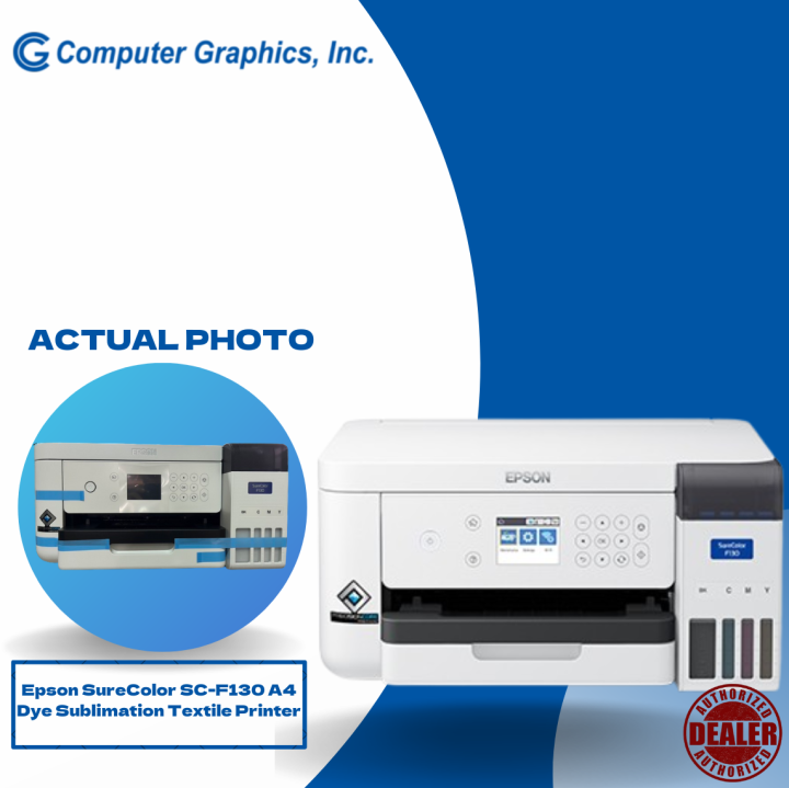 Epson SureColor SC-F130 A4 Dye Sublimation Textile Printer | Lazada PH