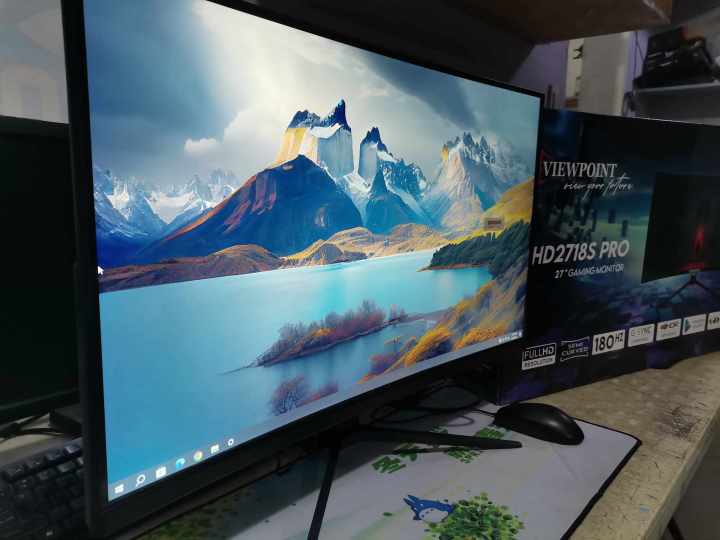 27" ViewPoint FHD2718S Pro 180hz Curved Gaming Monitor Bnew | Lazada PH