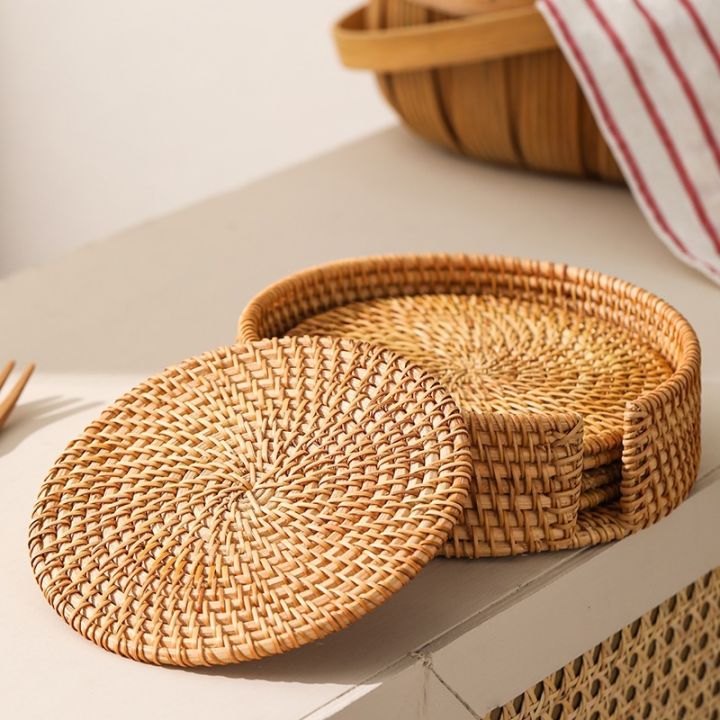 Vine teapot cup tea ceremony dining table bowl plate insulation mat ...