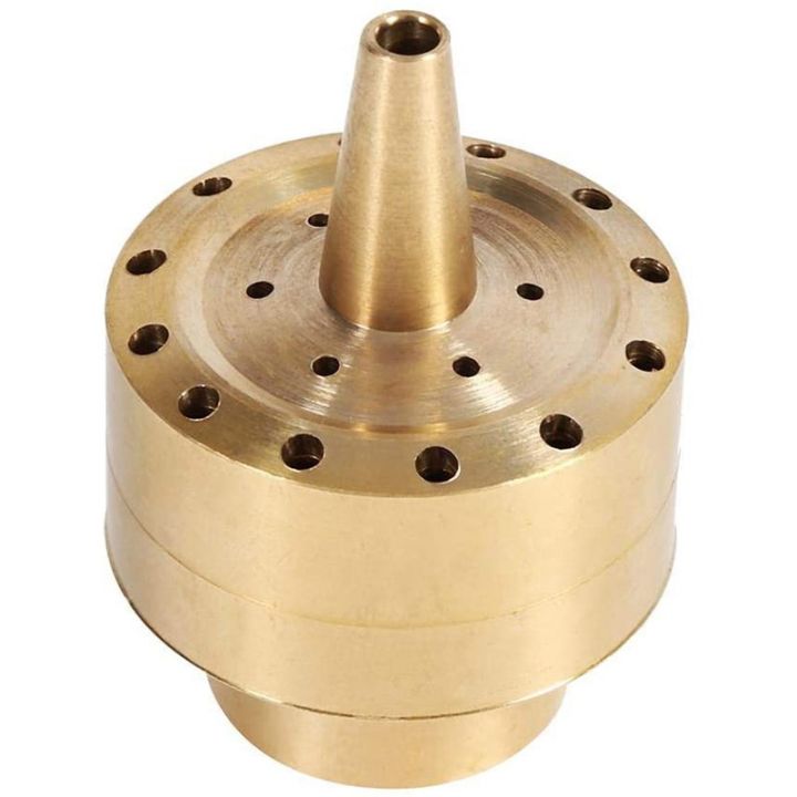 Fountain Nozzle Heads,Brass Column Multi Direction Jet Pond Fountain ...